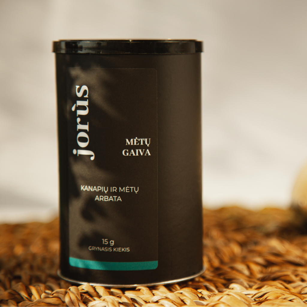 Kanapių ir mėtų arbata „Mėtų gaiva“, 15 g - Jorùs